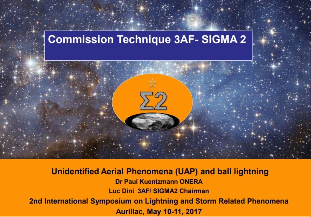 Unidentified Aerail Phenomena (UAP) and ball litghtning